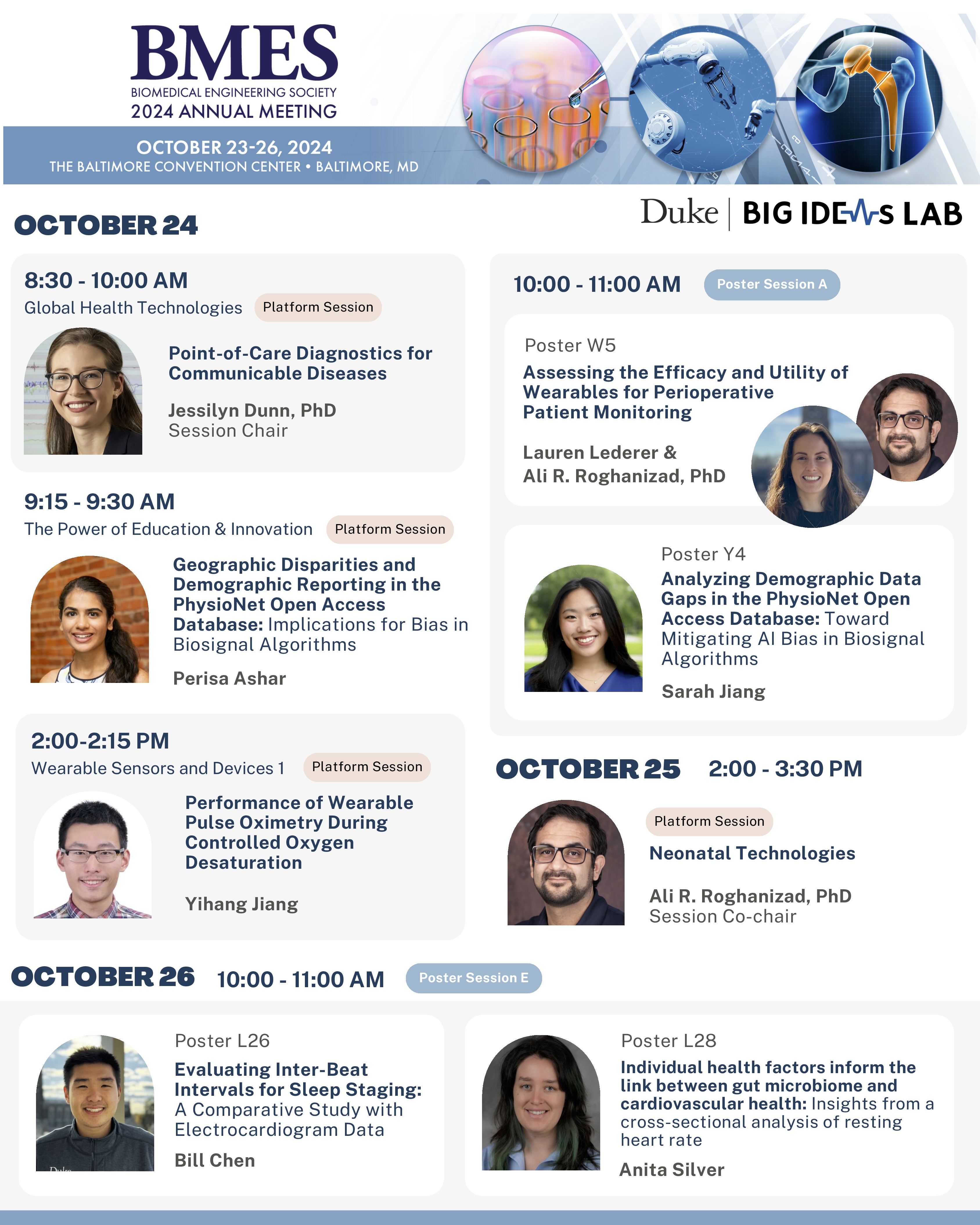 BIG IDEAs Lab heads to BMES! | Big Ideas Lab